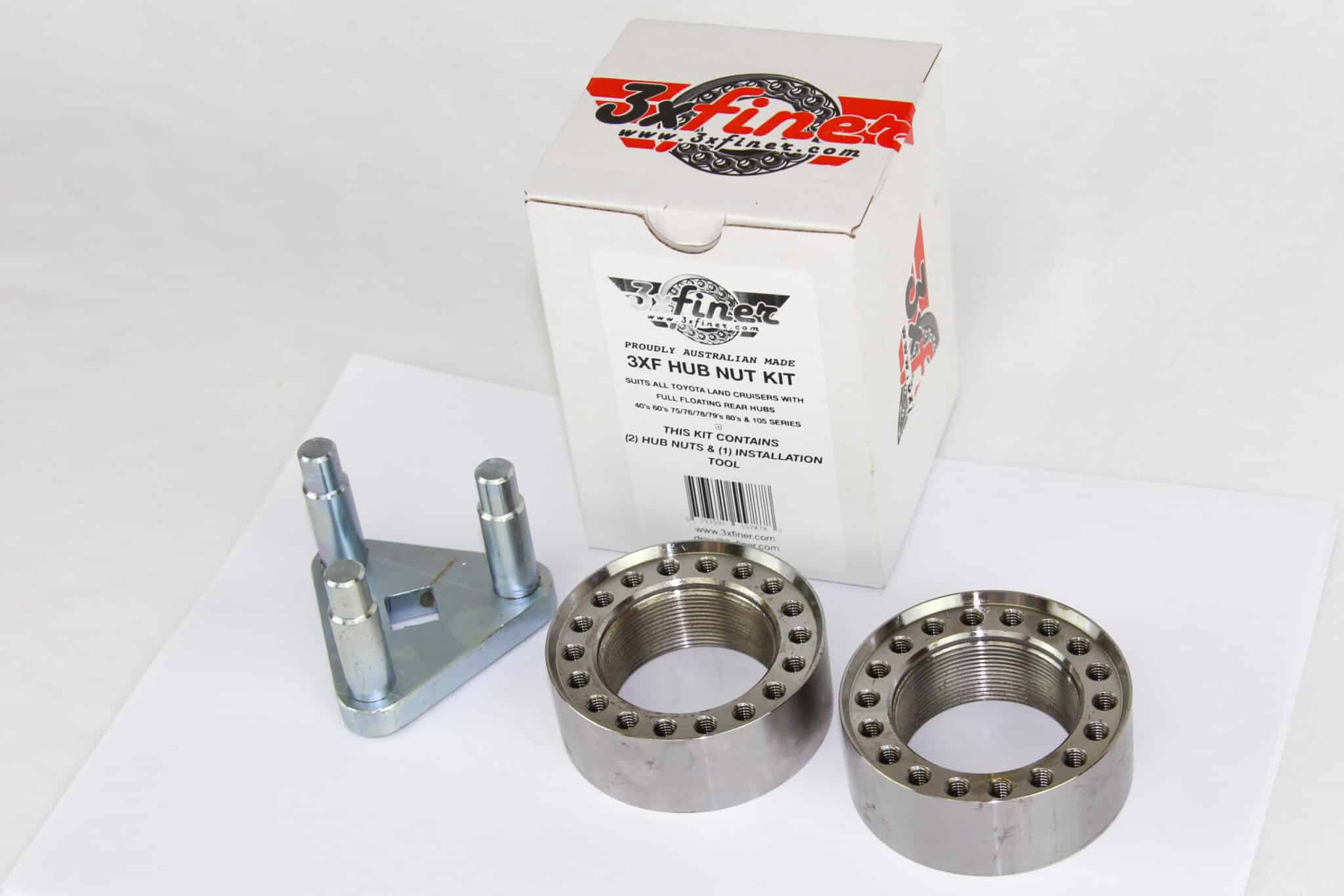3xFiner hubnut: perfect bearing preload - Unsealed 4X4